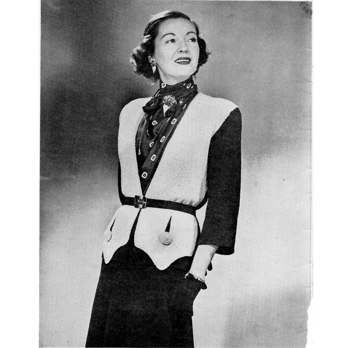 Two Piece Crochet Suit Pattern, Jacket Skirt