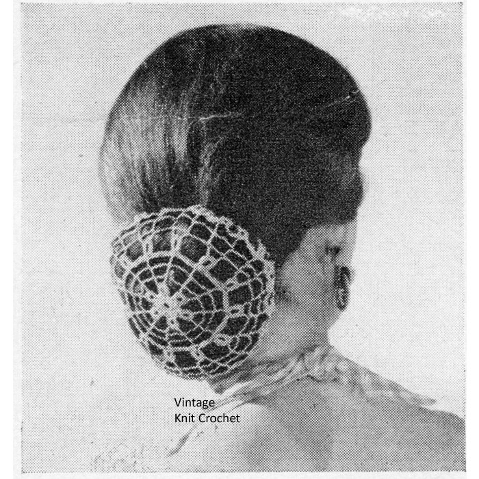 Crocheted Lace Chignon Pattern