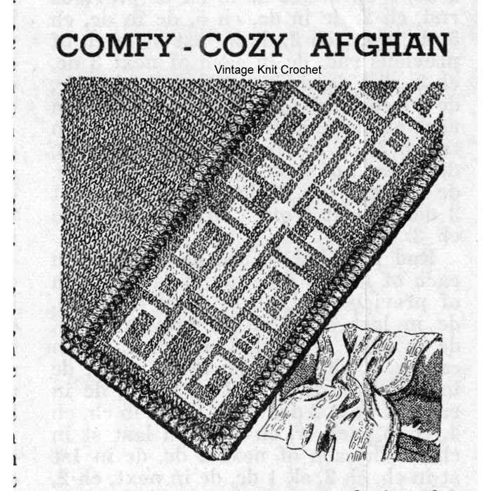 Crochet Greek Stripe Afghan Pattern, Designs of the Month