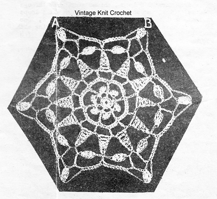 Crochet Star Medallion Tablecloth Bedspread Pattern Laura Wheeler 753