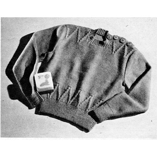 Childs Knitted Tree of Life Sweater Pattern