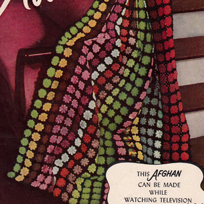 Vintage Flower Medallion Afghan Crochet Pattern