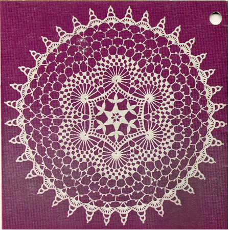 Lace Swirls Doily Crochet Pattern at 12 inches