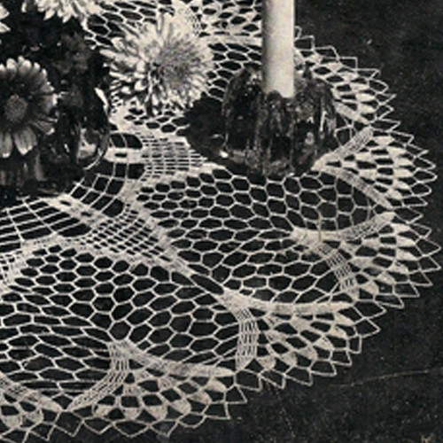 Crochet Centerpiece Doily Pattern, Enchantment