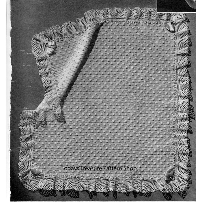 Vintage Baby Carriage Set Crochet Pattern
