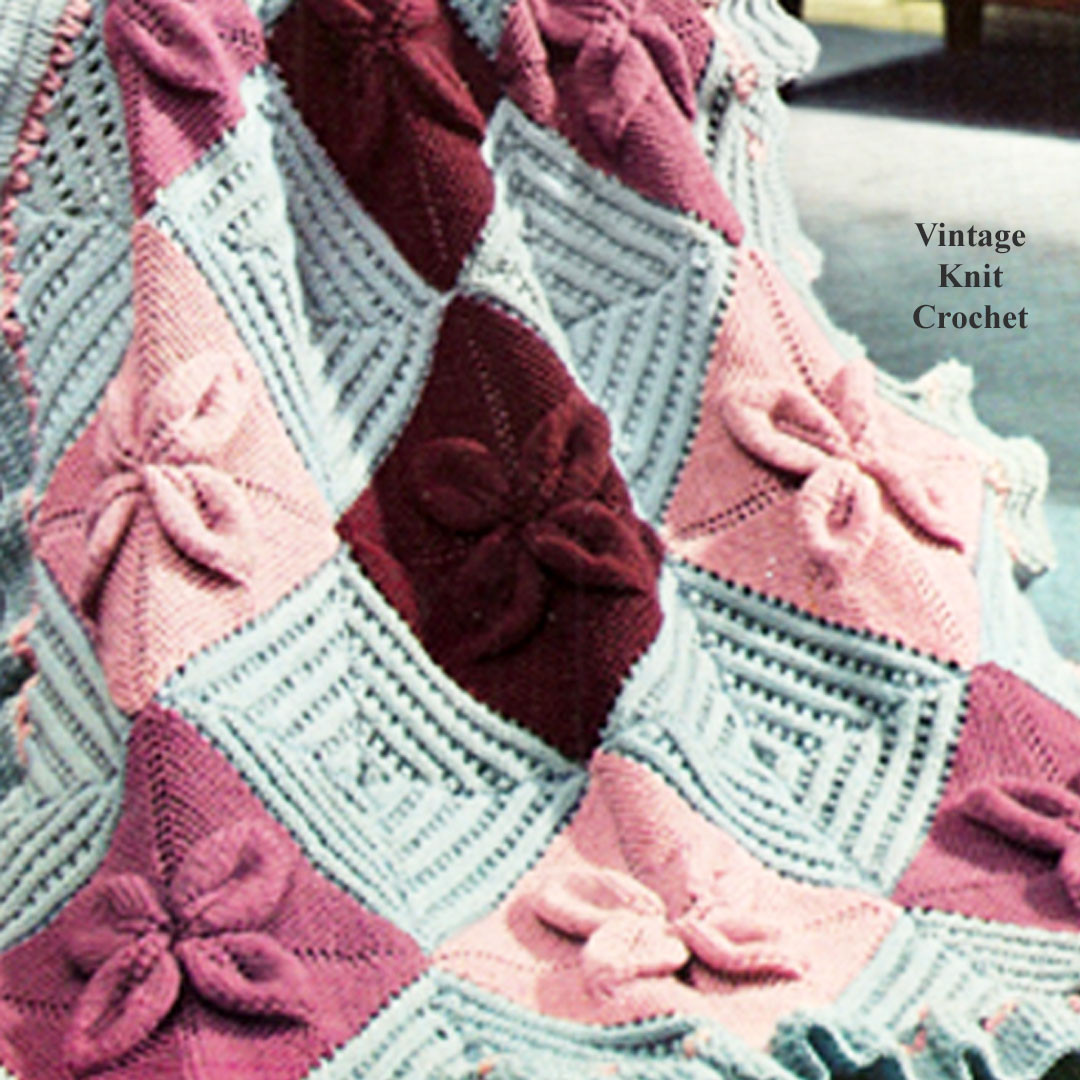 Knitted Nantucket Afghan Pattern