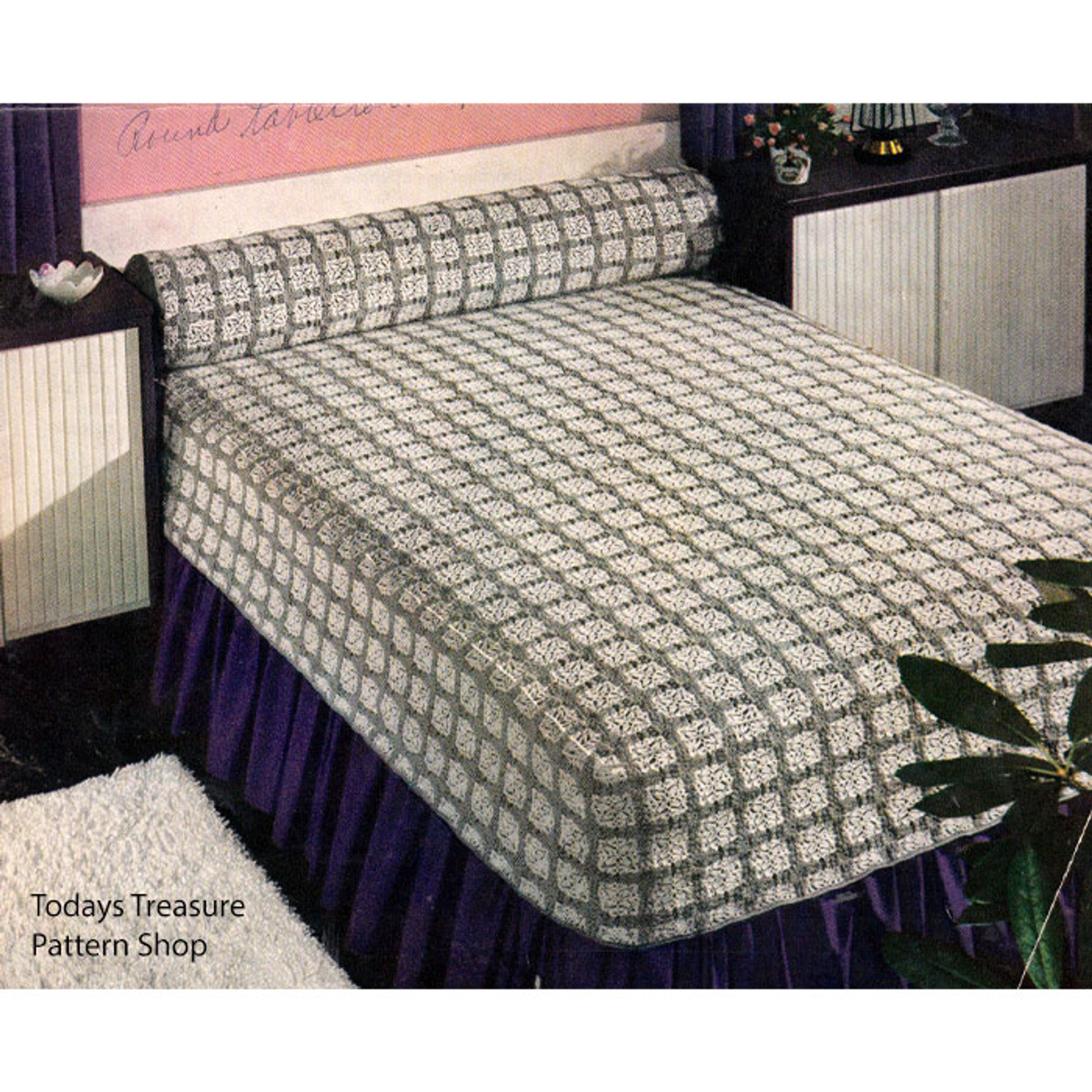 Crochet Talisman Medallion Pattern For Bedspread