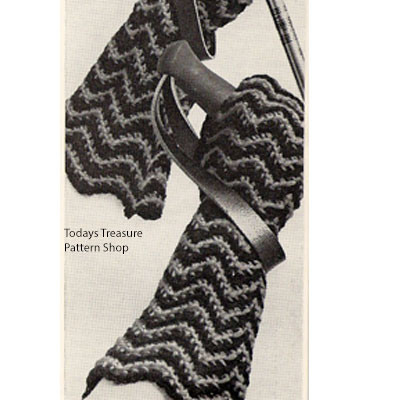 Ripple Spats or Shoe Covers Crochet Pattern