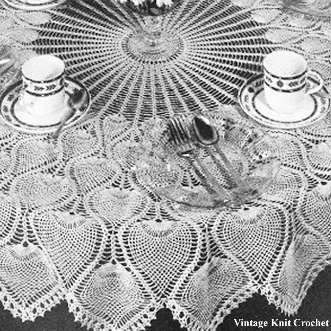 Vintage Crochet Tablecloth Patterns