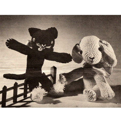 Crochet Dachshund Dog Toy PDF Pattern