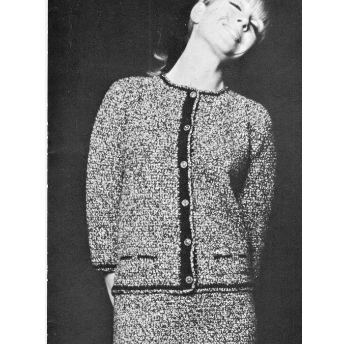 Crochet Pattern Two Piece Ripple Dress S-M-L