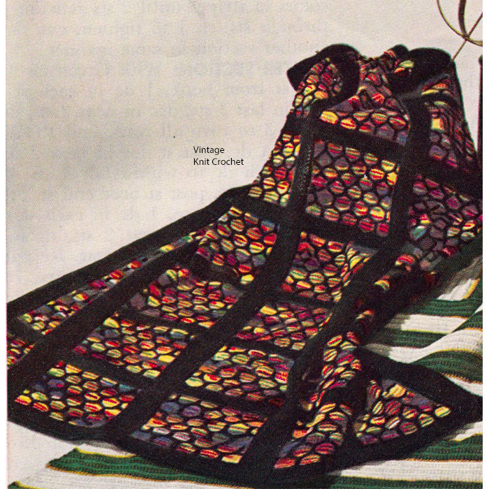 Easy Royal Ripple Afghan Crochet Pattern Leaflet C-763