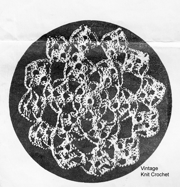 Crochet Medallion Pattern for Bedspread, Mail Order 253