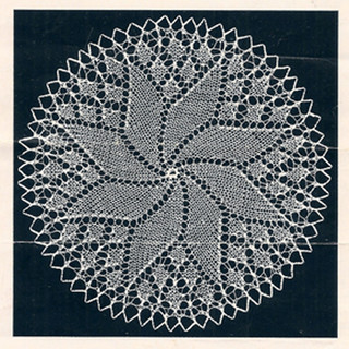 Pinwheel Danish Knitted Lace Pattern by Anna Marie Jensen