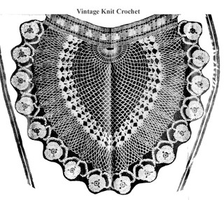 Vintage Crocheted Lace Apron Pattern