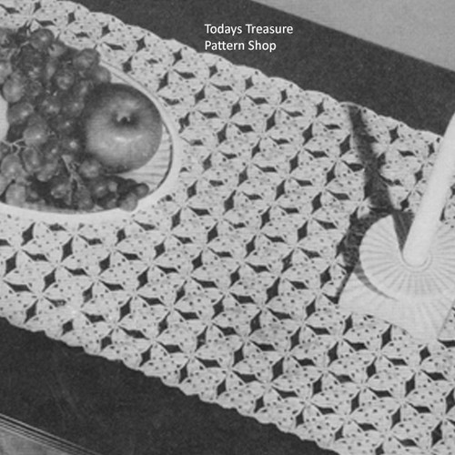 Vintage Crochet Medallion Pattern Called Snowdrift