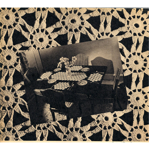 Flower Crochet Place Mat Table Runner Set Pdf Pattern