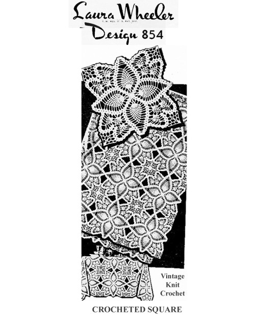 Vintage Crochet Capelet Pattern In Pineapples Mail Order Design 7383