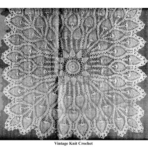 Vintage Crochet Capelet Pattern In Pineapples Mail Order Design 7383