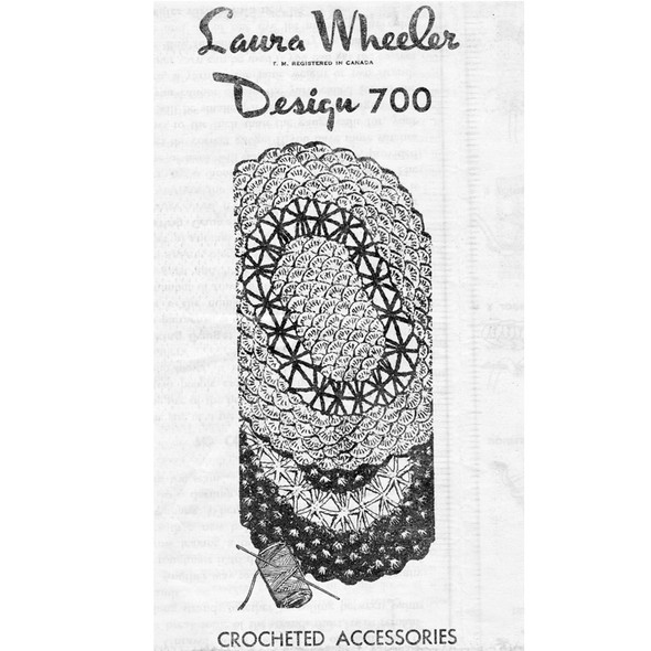 Crochet Daisy Mats Runner Pattern Laura Wheeler 2883