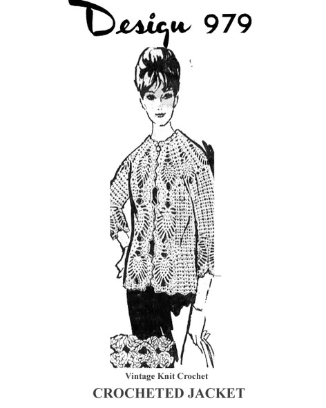 Crochet Plus Size Pineapple Jacket Pattern Laura Wheeler Design 890