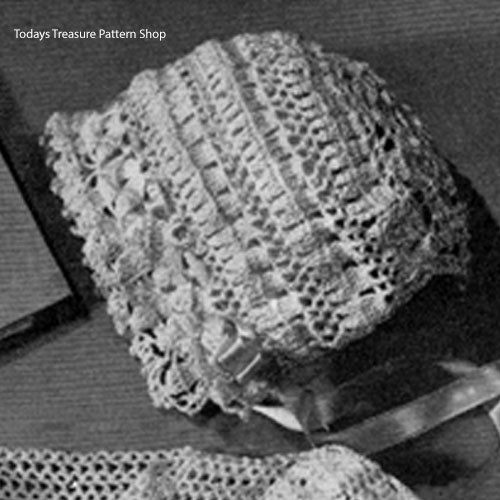 Heirloom Lace Crocheted Baby Set Pattern