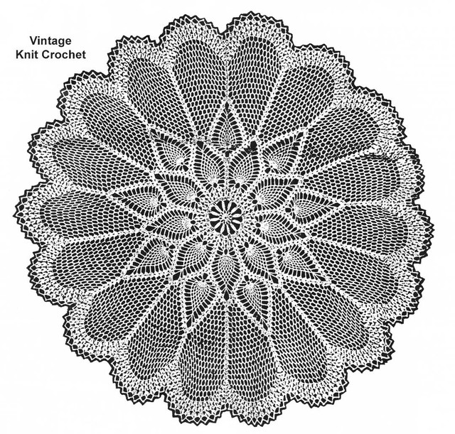 Crochet Poinsettia Cloth Pattern Laura Wheeler 1837