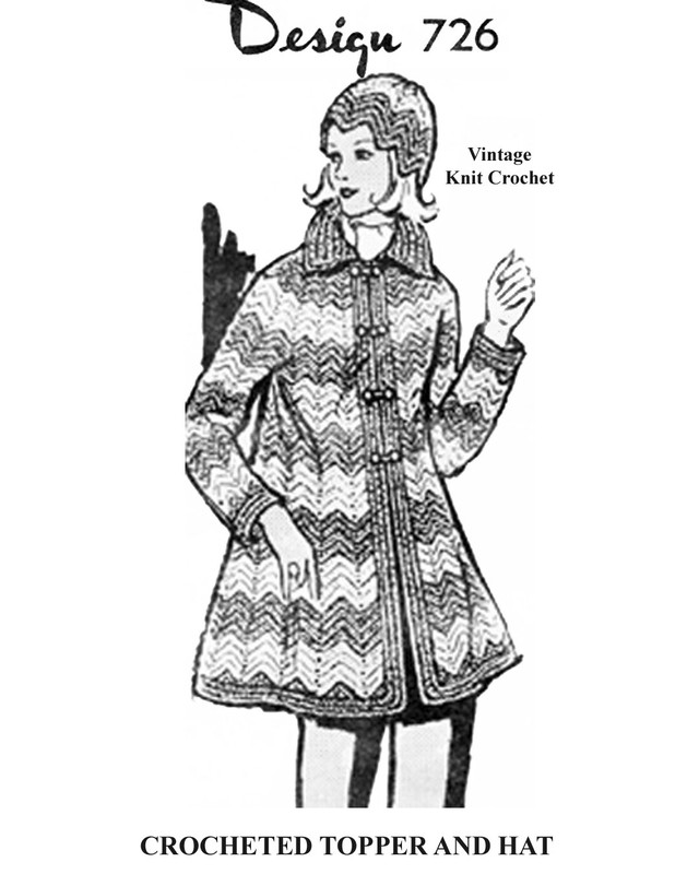 Vintage Crochet Bowler Hat Pattern, Jeannette Styles Design