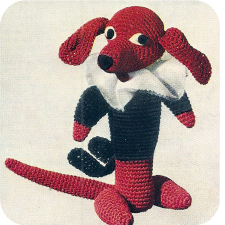 Crochet Dachshund Dog Toy PDF Pattern