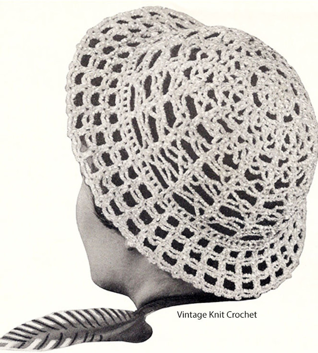 Crochet Cloche Pattern, Easy Hat