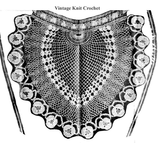 Vintage Crocheted Lace Apron Pattern