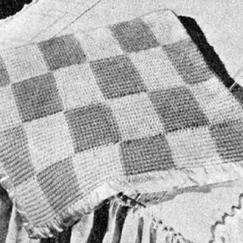 Beginner Afghan Knitting Pattern is 50 x 66 inches