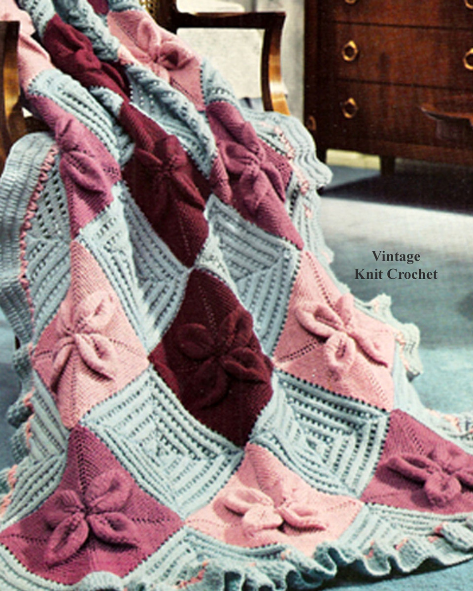 Knitted Nantucket Afghan Pattern