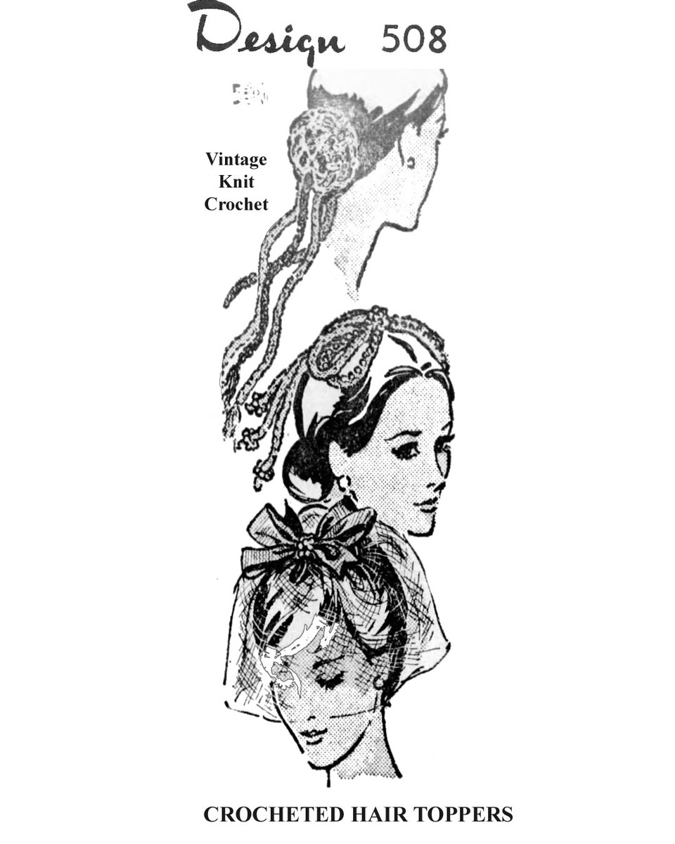 Crocheted Lace Chignon Pattern