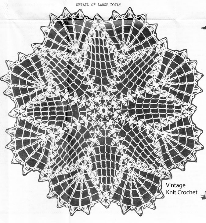 Crochet Star Cloth Pattern, Centerpiece Doilies, Laura Wheeler Design ...
