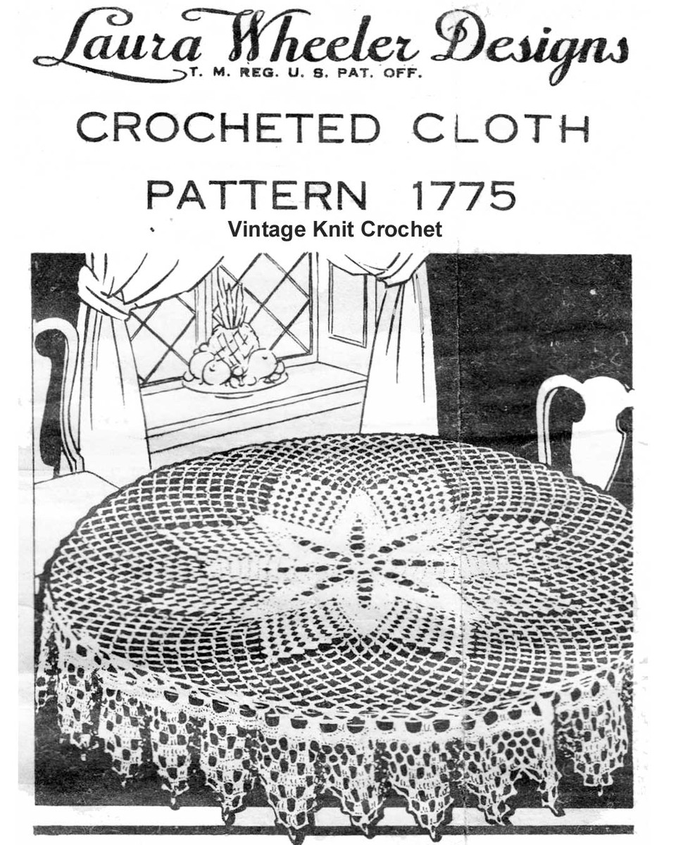 Vintage Crochet Star Doilies Pattern, Large Small, Mail Order Design ...