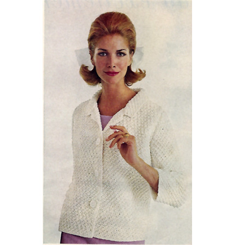 Milano Chenille Jacket Knitting Pattern