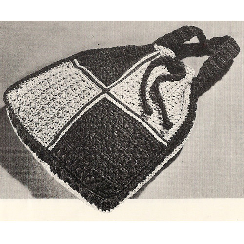 Crochet Color Block Tote Bag Pattern