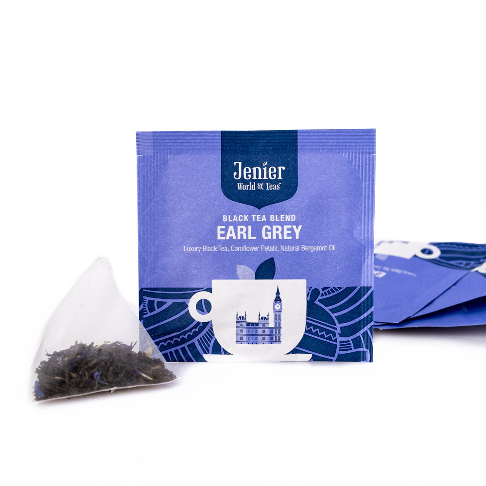 Earl Grey Wrapped Tea Bags | Wholesale Supply | Jenier Teas