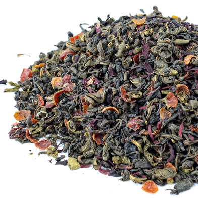 Pomegranate & Hibiscus Green Tea | Jenier World Of Teas