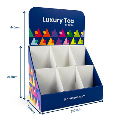 Build Your Own Retail Pack Display Stand. - Jenier World of Teas