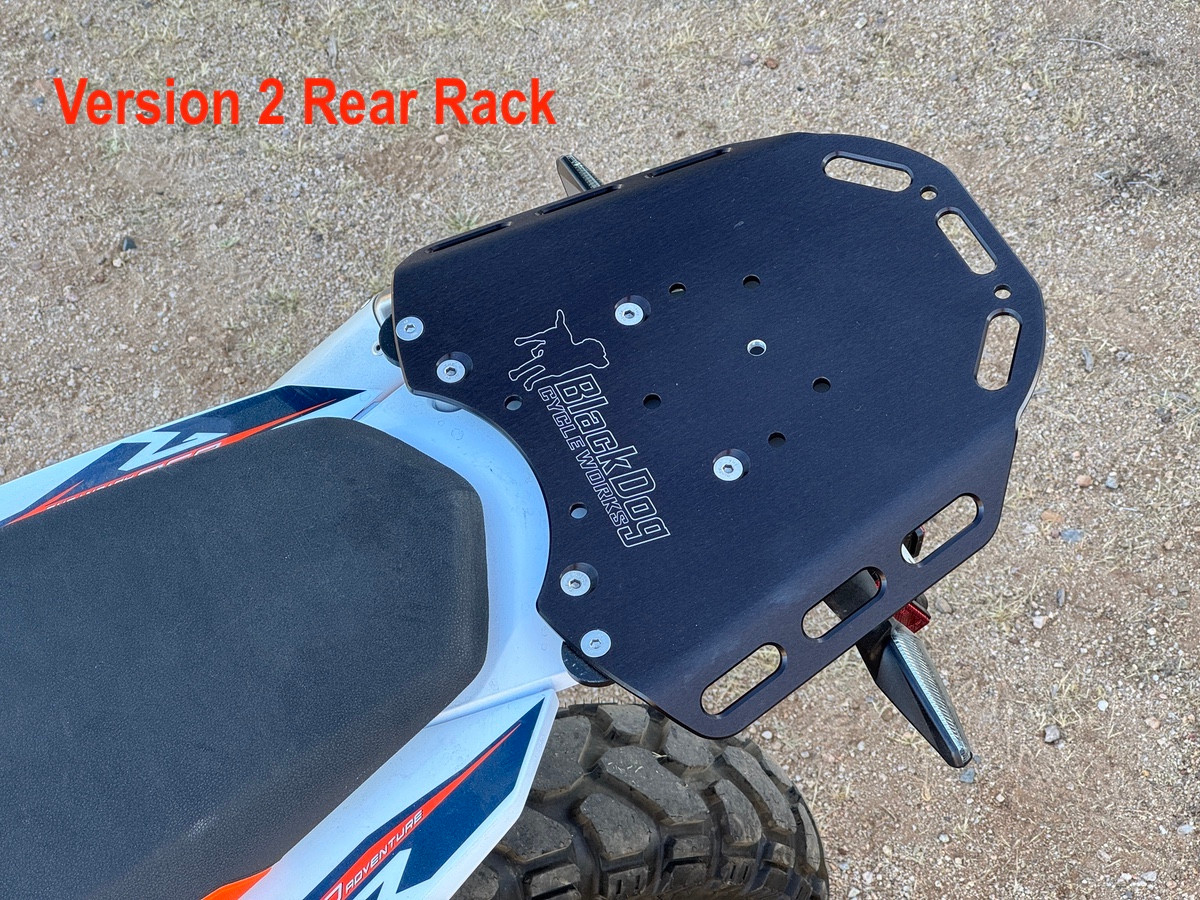 BDCW Rear Rack and Pillion Rack for KTM 890 and 790 ADV