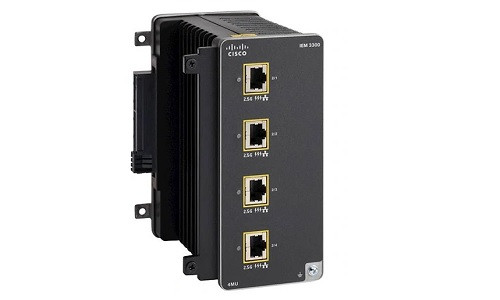 IEM-3300-4MU Cisco Catalyst IE3300 Expansion Module, 4 2.5G PoE Ports (New)