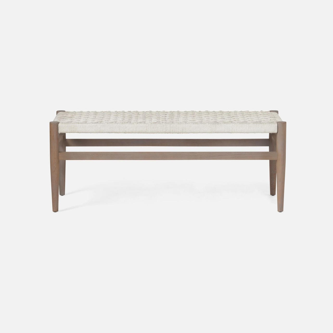 Larsson Woven Rope Bench | Outdoor Bench