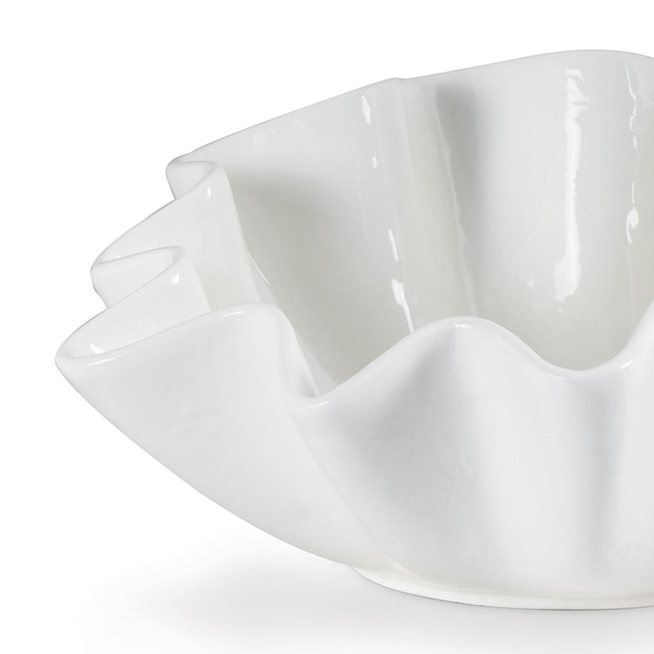Ruffle Ceramic Bowl | Decorative Bowl
