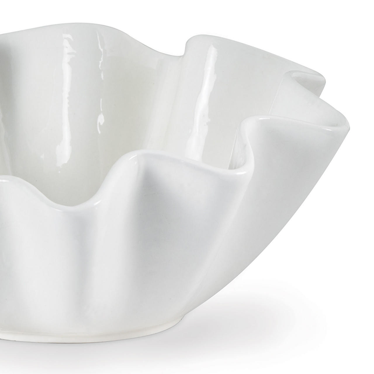 Ruffle Ceramic Bowl | Decorative Bowl