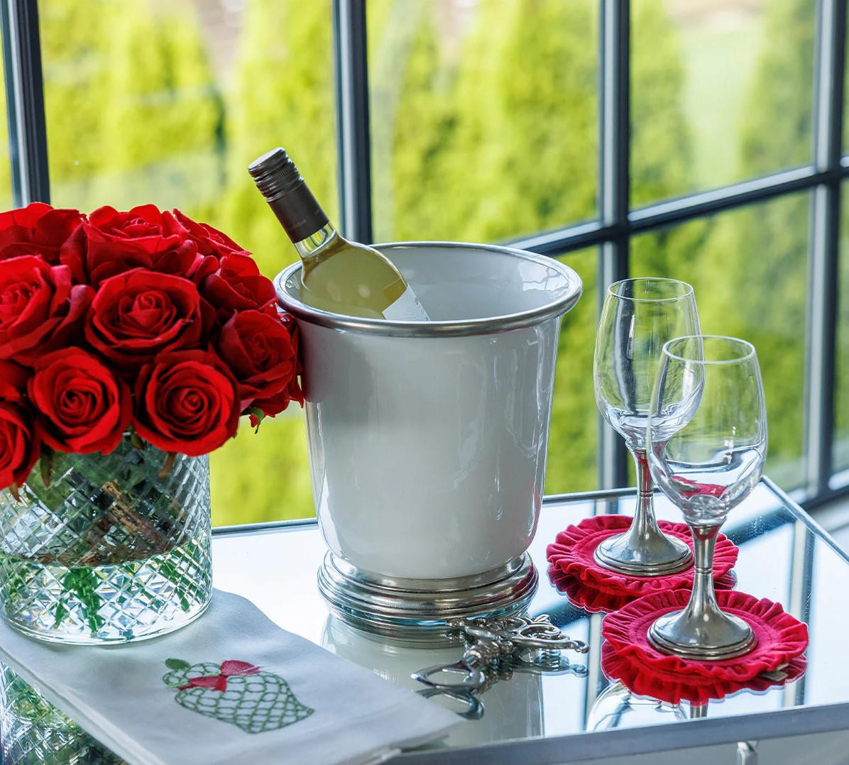 Tuscan Wastebasket/Wine Bucket | Barware
