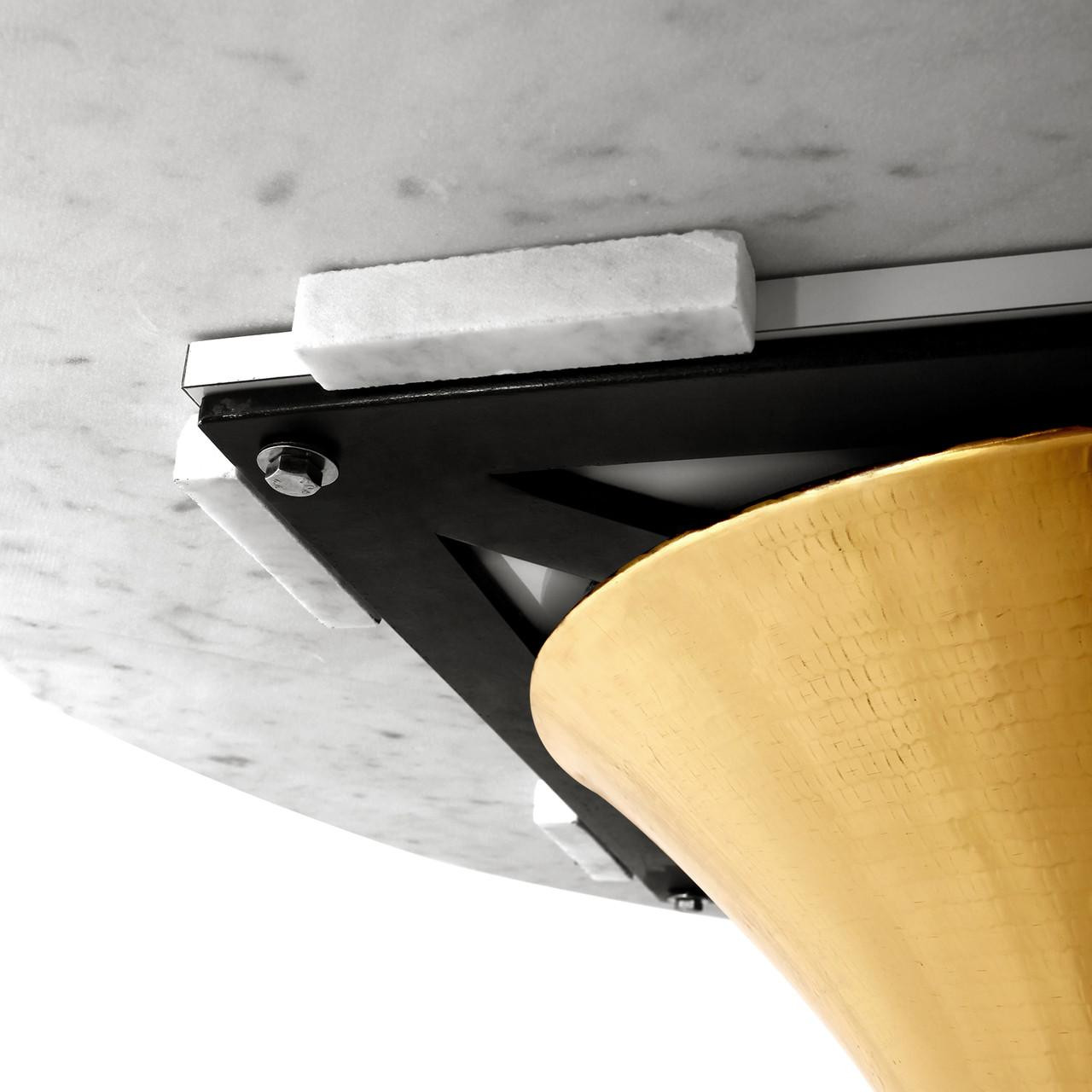 Stockholm Brass Center Dining Table Base | Furniture