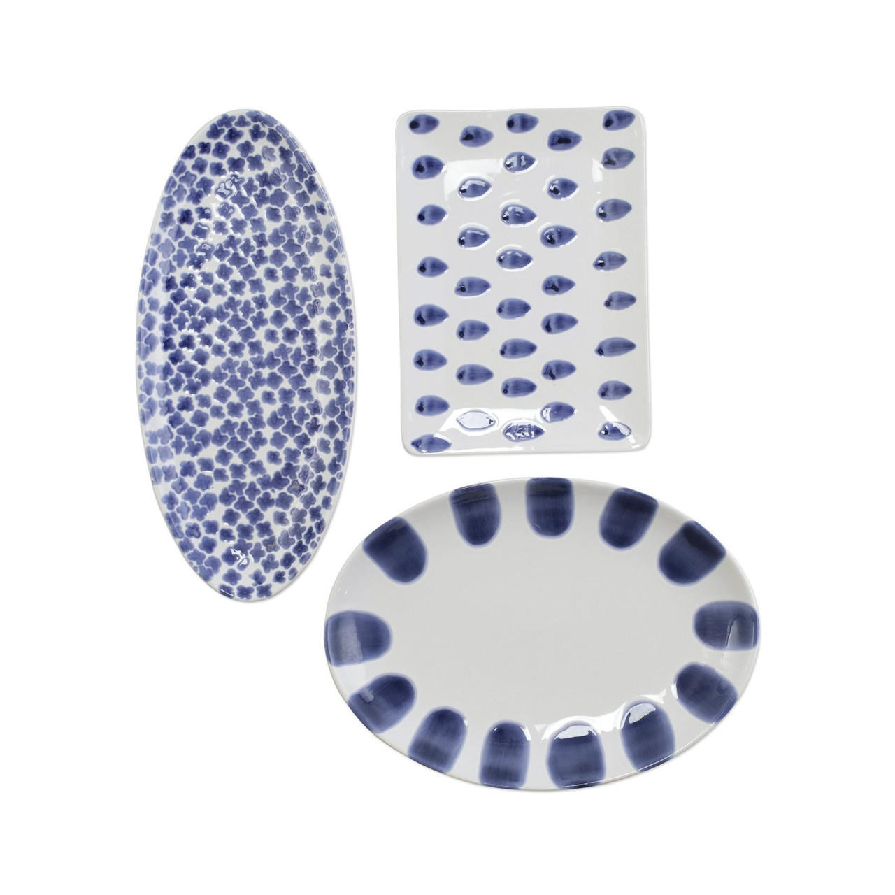 Santorini 3-piece Serveware Set | Serving Trays