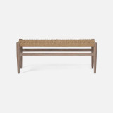 Larsson Woven Rope Bench | Outdoor Bench